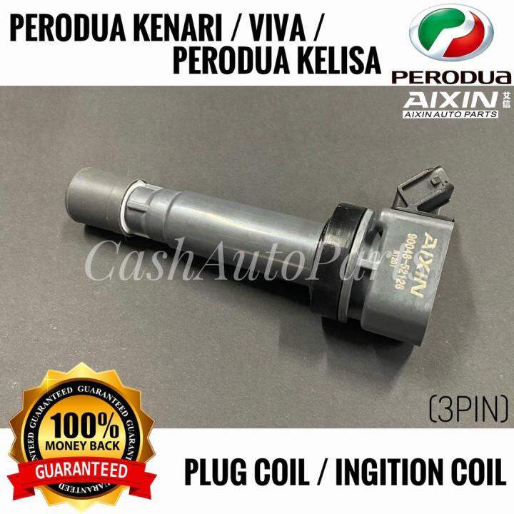 PERODUA KENARI VIVA KELISA IGNITION COIL PLUG COIL ORIGINAL AIXIN 3PIN ...