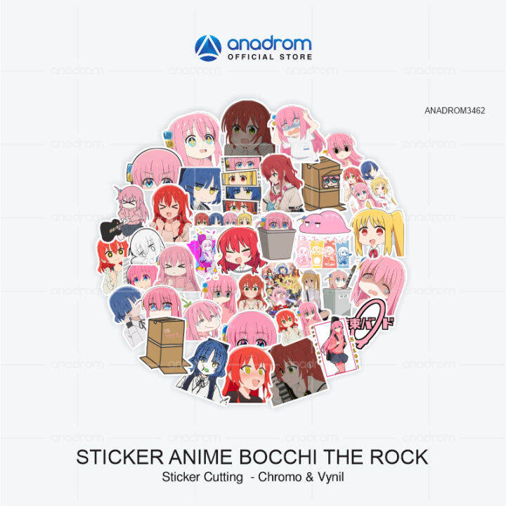 Sticker Anime Bocchi The Rock | Sticker Anime & Aesthetic | Anadrom ...