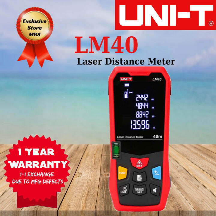 UNI-T LM40 Laser Distance Meter 40m 60m 80m 100m | Lazada