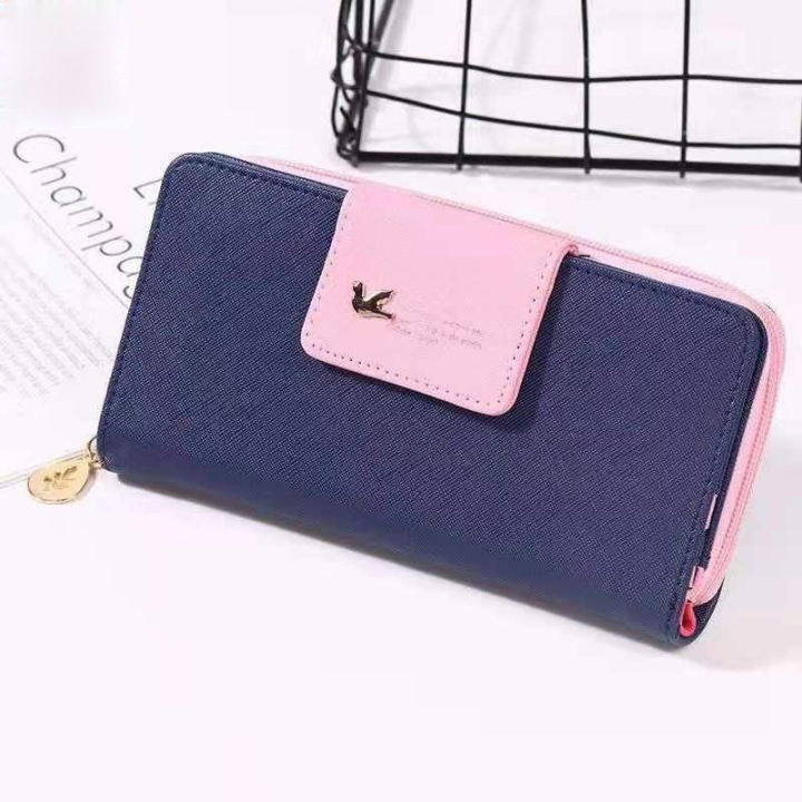 TOTO Korean Latest Long Wallet Fashion Tend Waxed-Leather Korean Wallet ...