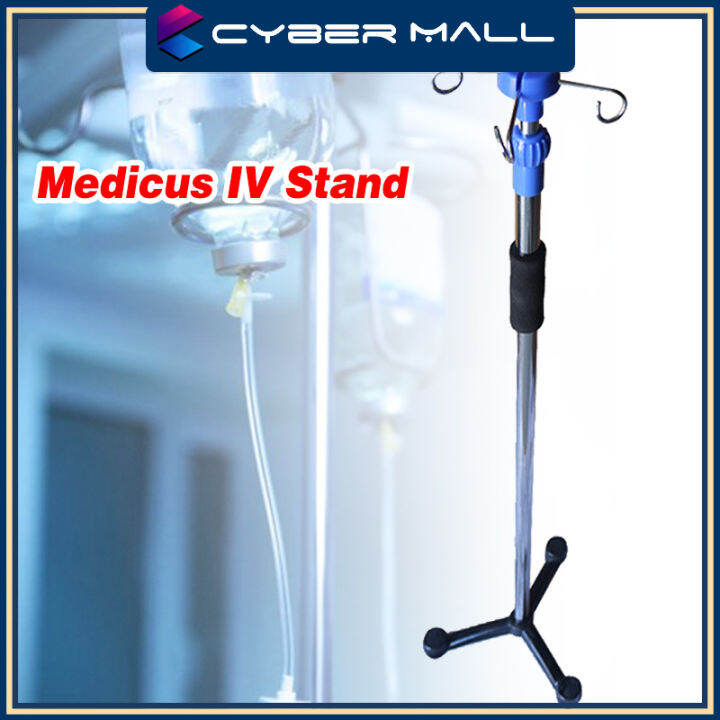 IV Stand Adjustable IV Stand Holder Stainless Steel IV Rod Stand ...