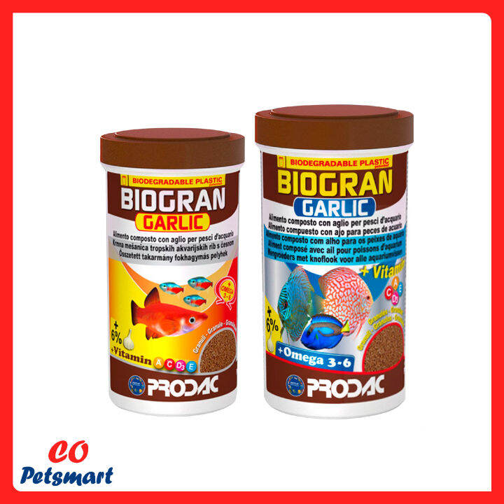 Prodac Biogran Garlic Fish Food (100ml / 250 ml) | Lazada