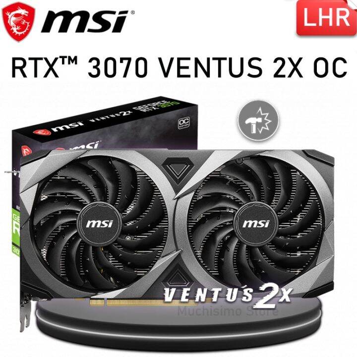 การ์ดจอGDDR6 MSI GeForce RTX 3070 VENTUS 2X OC Grahics Card Dual Fan ...