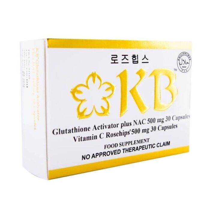 collagen glutathione capsule original۞ KB Glutathione plus NAC 500mg 30 ...