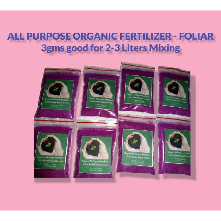 All Purpose Organic Fertilizer - FOLIAR RAPID GROWTH | Lazada PH