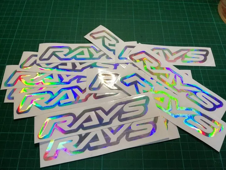 RAYS Logo Stickers 140mm | Lazada PH