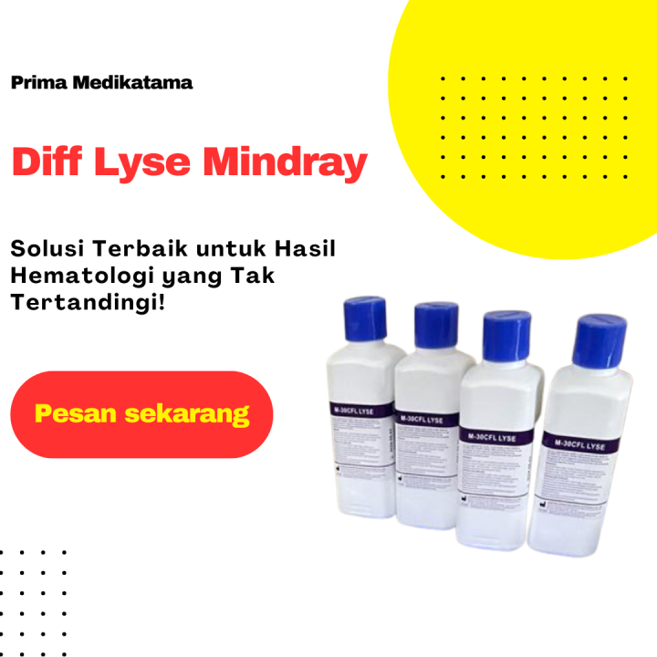 Diff Lyse Merk Mindray Ukuran 500 ML Untuk penghitungan Sel Darah Putih ...