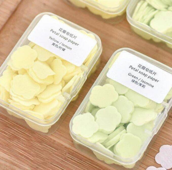 Soap Tablets Portable soap tablet Washing hands and soap paper Disposal ...