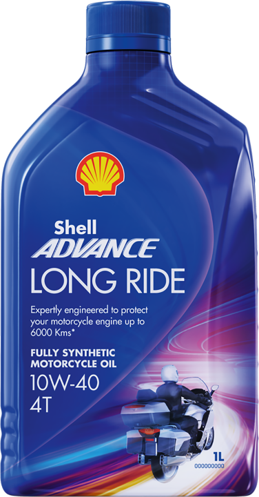 Shell Advance 4T Long Ride 10W-40 SN/MA2 1L Motorcycle Engine Oil ...
