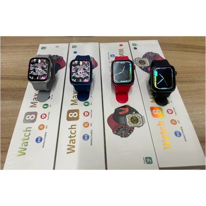 Smart Watch (8) Max สมาร์ทวอทช์ สัมผัสได้เต็มจอ รองรับภาษาไทย นาฬิกา ...