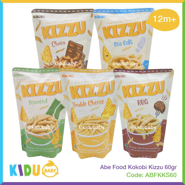 Snack Bayi & Anak Abe Food Kokobi Kizzu 60gr Kidu Baby | Lazada Indonesia