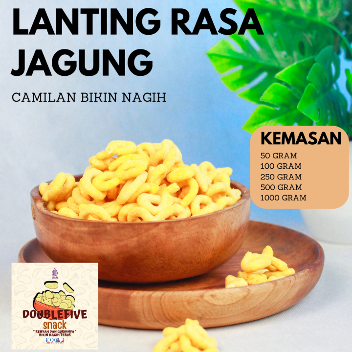Makanan Ringan Klanting Lanting Singkong Bumbu Jagung Balado Bawang ...