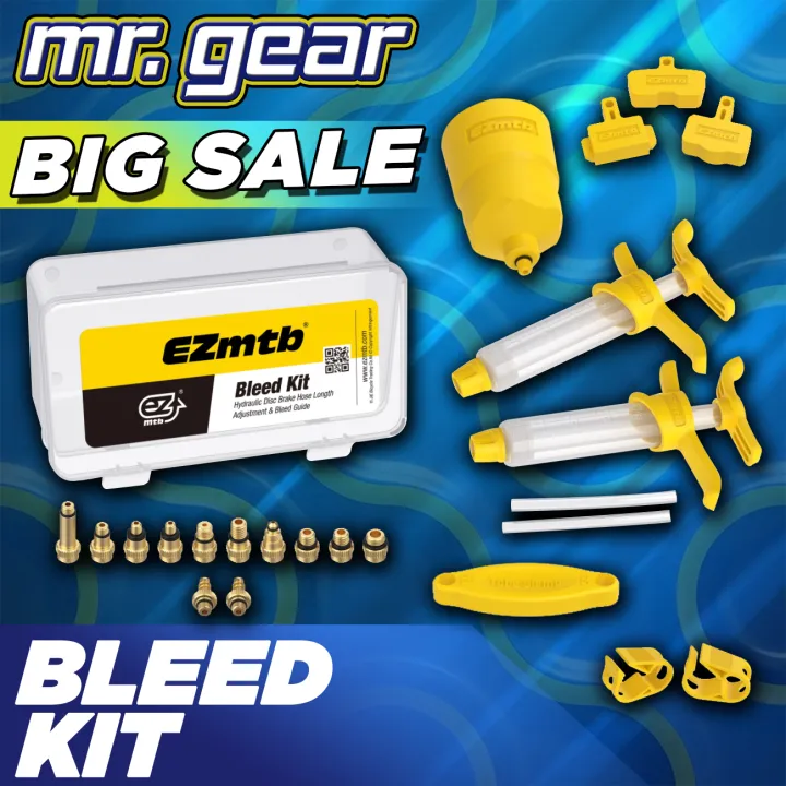 EZmtb Bleed Kit Bike Hydraulic Disc Brake Mineral Oil Bleeding Tool ...