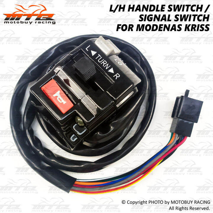 L/H HANDLE SWITCH / SIGNAL SWITCH FOR MODENAS KRISS | Lazada