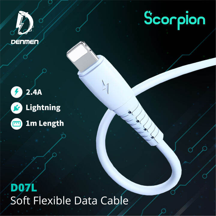 Denmen D07L Soft Flexible Data Cable | Lazada