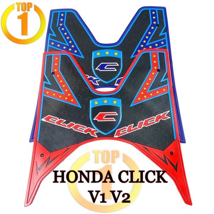 1 Set Foot Board Matting For Honda Click 125i 150i V2 With Complete ...