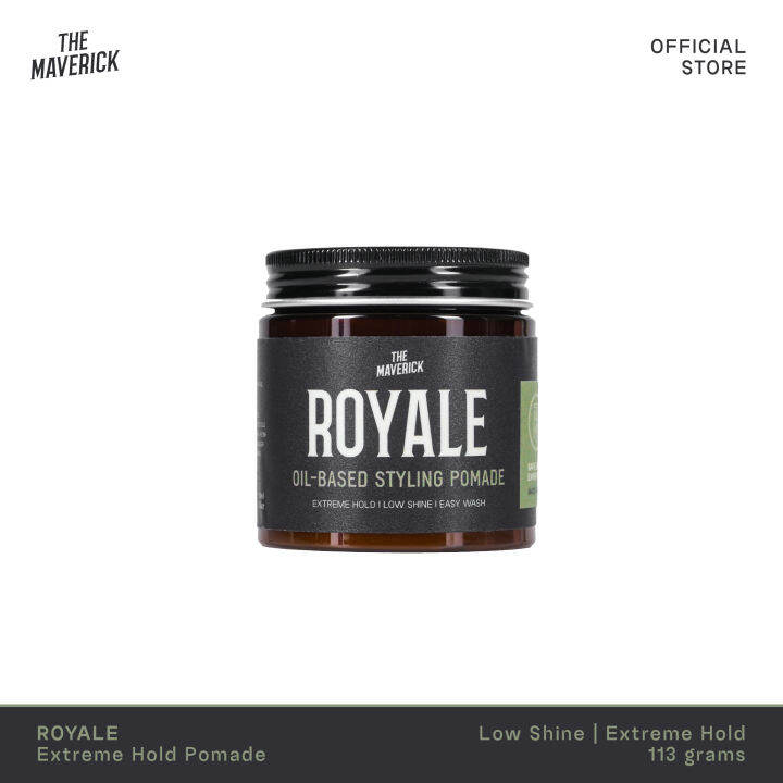Royale Oil-based Styling Pomade by The Maverick | Lazada PH