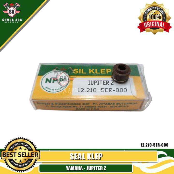 SIL KLEP / SEAL KLEP 10 PCS NPP YAMAHA JUPITER Z ORIGINAL 100% NPP ...