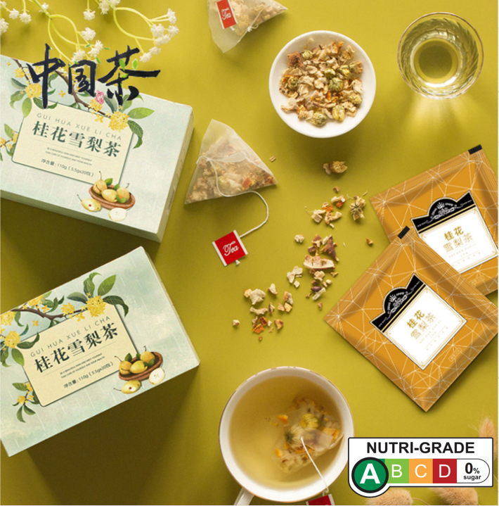 (Chinese Tea) Osmanthus and Snow Pear Tea 110g | Lazada Singapore