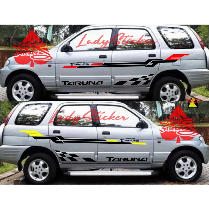 STICKER STIKER MOBIL TARUNA CUTTING STICKER LIST MOBIL DAIHATSU TARUNA ...