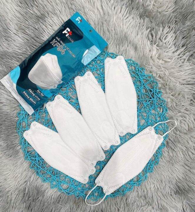 Set 50 cái khẩu trang KF94 PT Mask,4 lớp dày dặn/khẩu trang 4D túi 300 cái | Lazada.vn