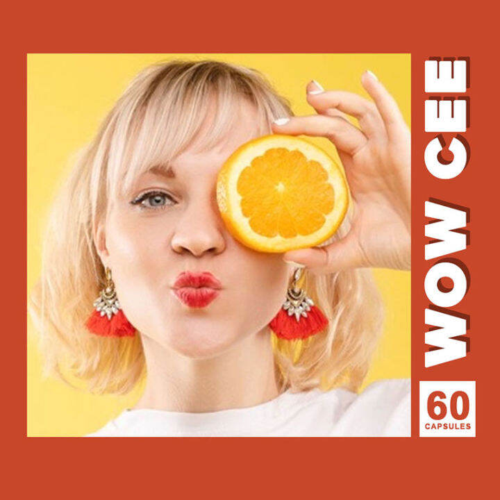 Wowhappy Wow Cee Vitamin C + Zinc + Turmeric - 550 mg 60 caps ...