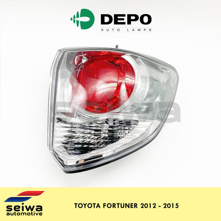[2011 - 2015] Toyota Fortuner Tail Lamp RH Outer (Chrome) - Depo Auto ...