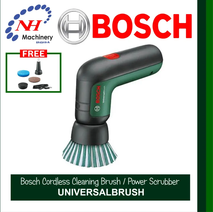 Bosch UNIVERSALBRUSH - Cordless Cleaning Brush / Power Scrubber | Lazada
