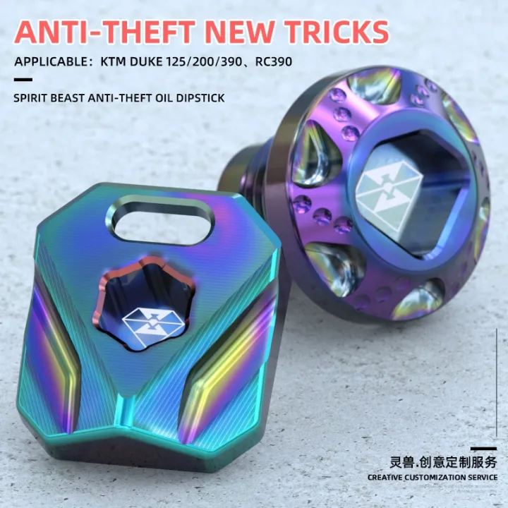 Spirit Beast motorcycle anti theft engine Oil dipstick modification For ...