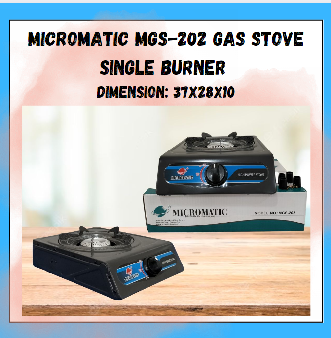 Micromatic MGS-202 Single Burner Gas Stove | Lazada PH