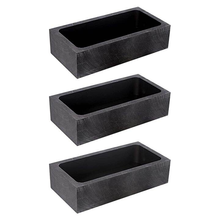 3 Pieces High Purity 1 KG Graphite Ingot Mold Crucible Mould for ...