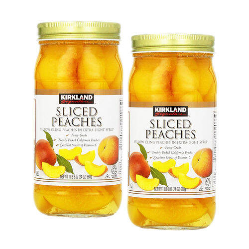 Kirkland Signature Sliced Peaches 2 Pack (680g per Bottle) | Lazada PH