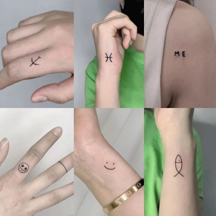 Minimalist Icons Temporary Tattoo Set 1 | Lazada PH