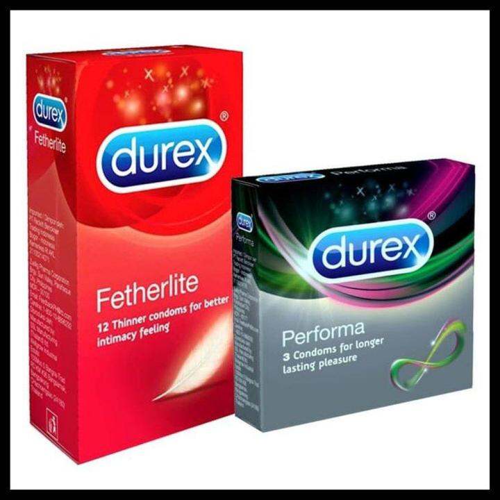 Durex Performa Isi 3 Pcs & Durex Featherlite Isi 12 Pcs | Lazada Indonesia