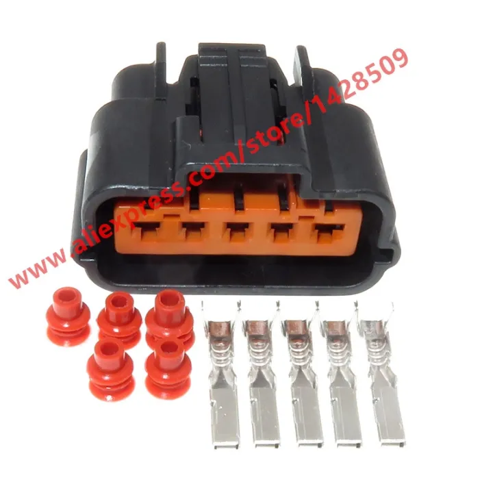 1 Set 5 Pin Waterproof Automotive Connector Sealed Cable Plug For Auto ...