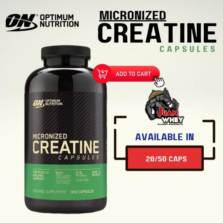 ON Creatine Capsules (20/50 CAPS) | Lazada PH