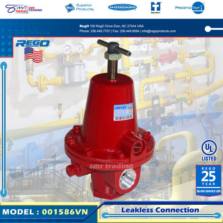 REGO HIGH PRESSURE LPG REGULATOR 001586VN FOR COMMERCIAL USE | Lazada PH