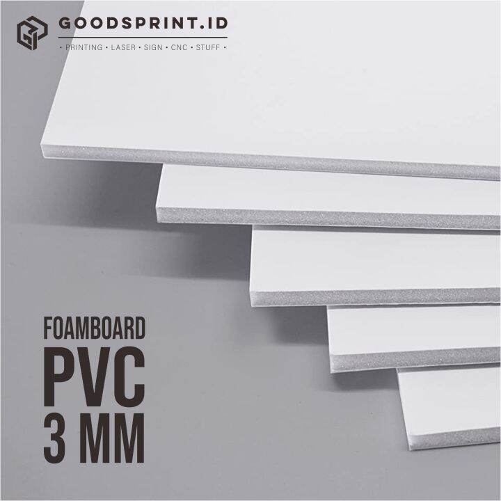 PVC Foamboard 3 mm / Foam Board Anti Air / Foam Board Maket Arsitektur ...