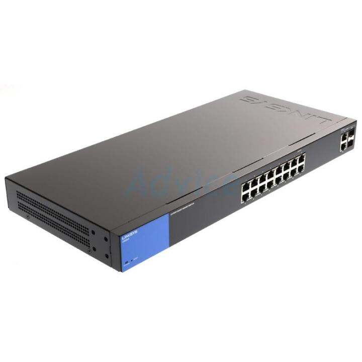 Gigabit Switching Hub LINKSYS (LGS318-AP) 16 Port + 2 Port g17, g18 (17 ...