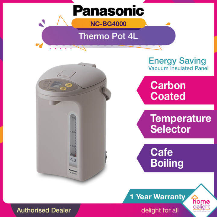 Panasonic Thermo Pot 3L / 4L [ NC-EG3000/ NC-EG4000 / NC-BG4000 ] | Lazada