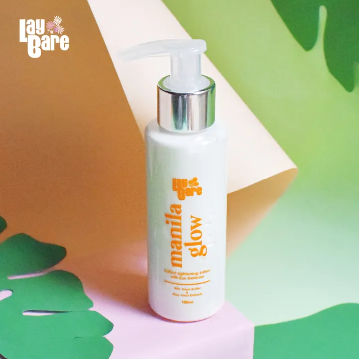 Lay Bare Manila Glow Instant Skin Lightening Lotion | Lazada PH