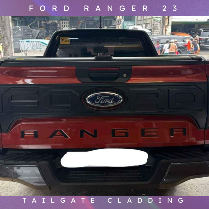 FORD RANGER 2022 -2023 NEXT GEN tail gate cladding | Lazada PH