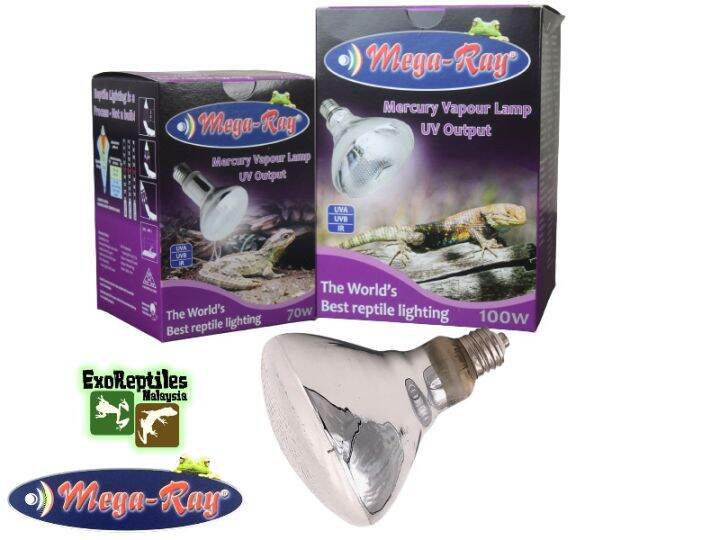 MEGA-RAY MERCURY VAPOUR LAMP UV OUTPUT 70w 100w (1unit) | Lazada