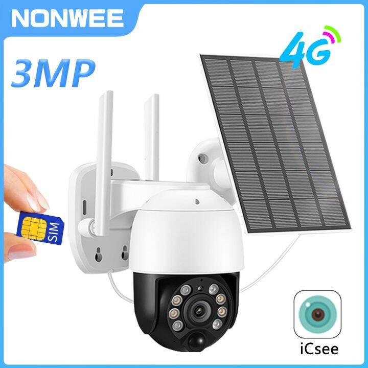 Outdoor Surveillance Cameras Sim Card Solar - 4g Card Camera Built-in ...