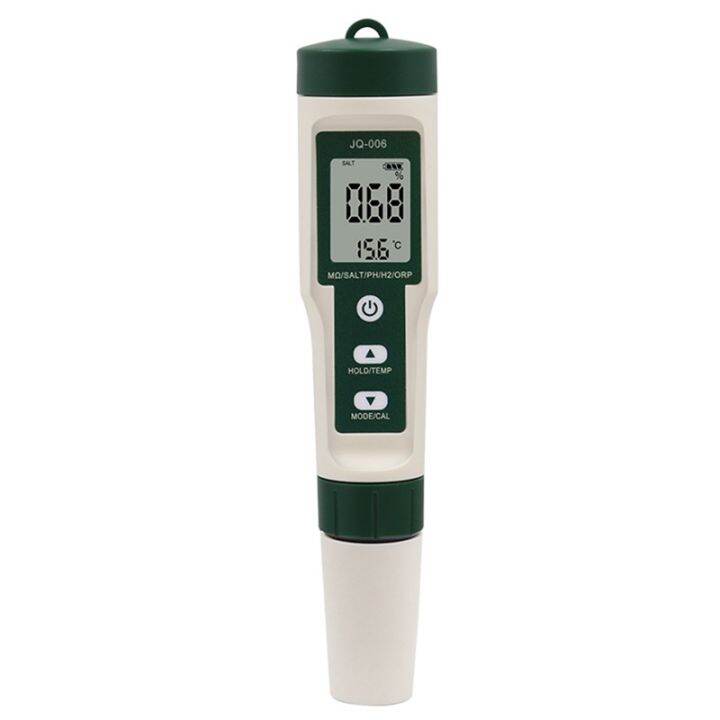 10 in 1 Digital PH Tester PH TDS Salt SG ORP Hydrogen Resistivity ...
