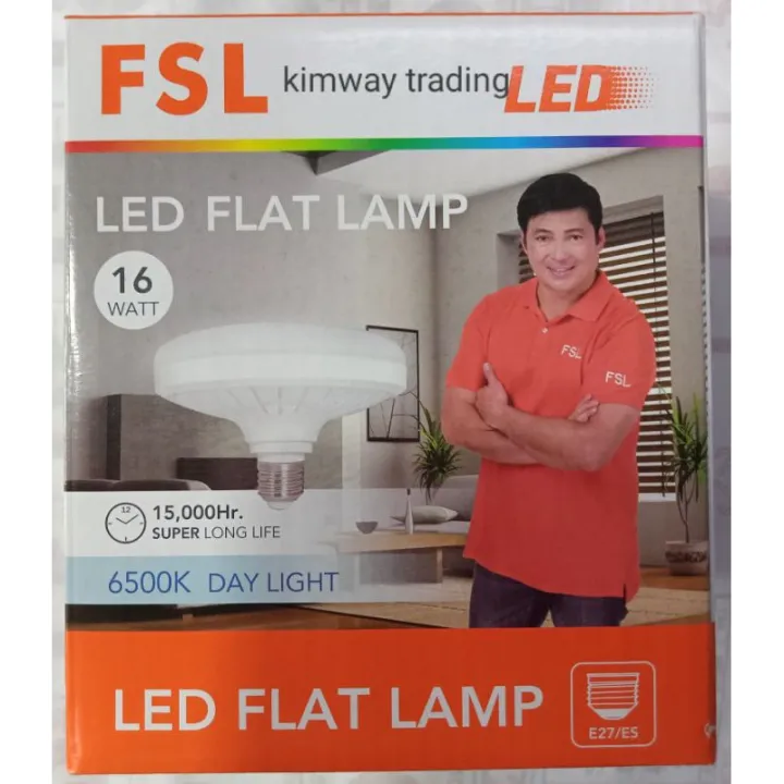 FSL LED Flat Lamp 16watts(65k Daylight) | Lazada PH