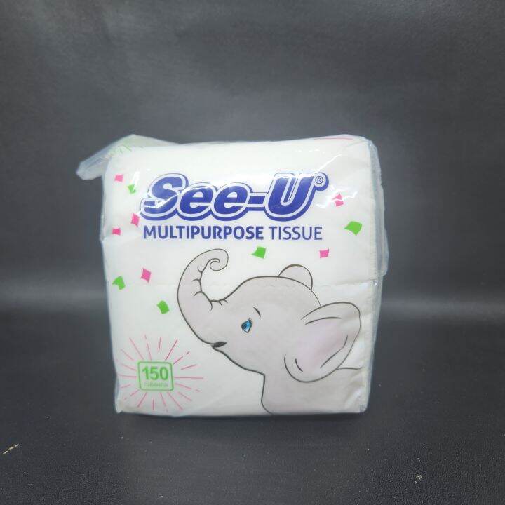 Tissue See-U Multipurpose Pop Up Gajah Tisu Kotak 150 sheet | Lazada ...
