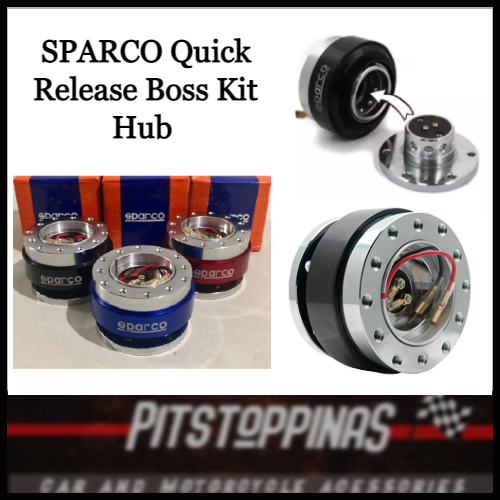 SPARCO Quick Release Boss Kit Hub Lock Joint Universal Steering Wheel ...