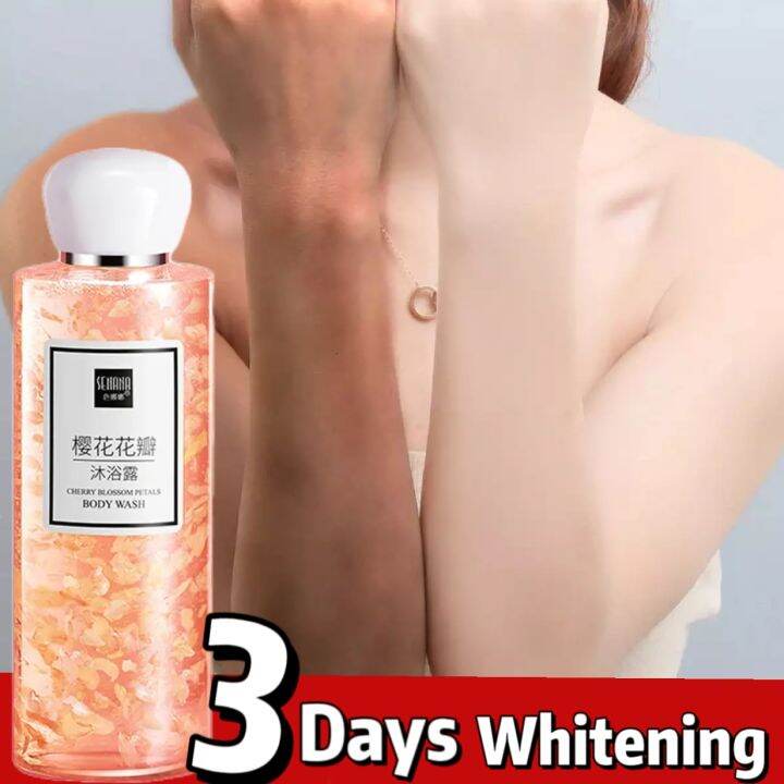 Japan Sakura Whitening Body Wash Cherry Blossom Sweet Fragrance Nourishing Skin Shower Gel ...