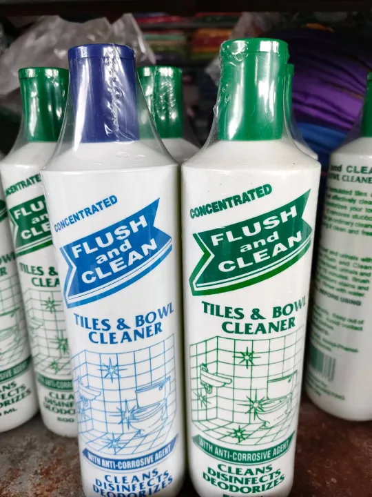 FLUSH AND CLEAN (TILES AND BOWL CLEANER)WITH ANTI-CORROSIVE AGENT ...
